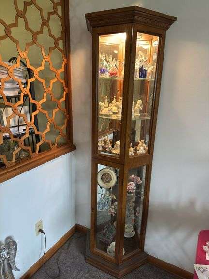 Lighted curio - Auction Ohio
