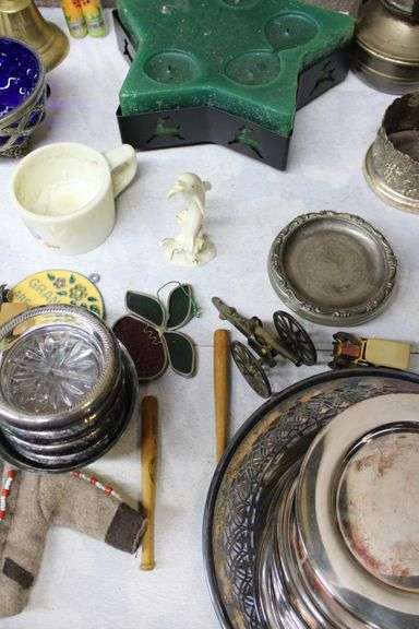 Assorted Collectibles, Miniatures, and Metalware Lot - Auction Ohio