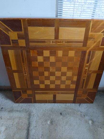 Vintage Chess Card Table - Auction Ohio