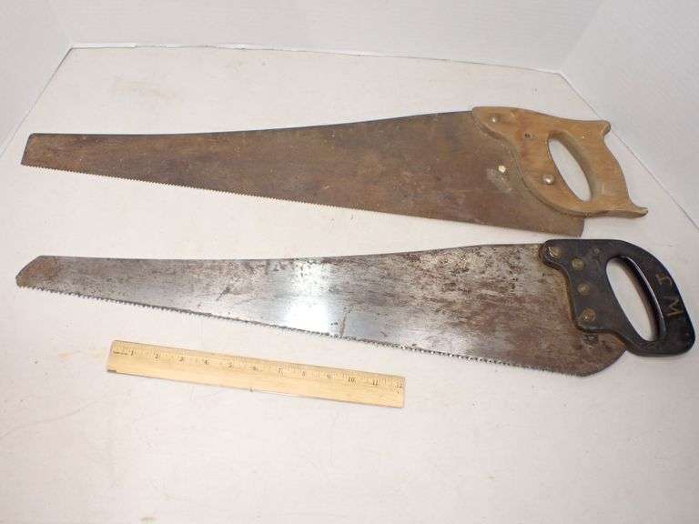Two Vintage Hand Saws - Auction Ohio