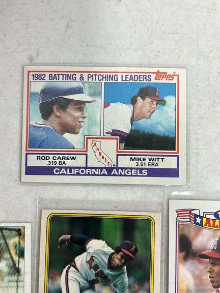 7 Rod Carew Cards - Auction Ohio