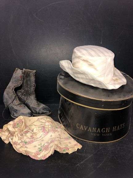 Vtg Boots & Hat - Auction Ohio