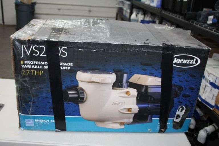 Jacuzzi JVS270S Professional Grade Variable Speed Pump 2.7 THP ...