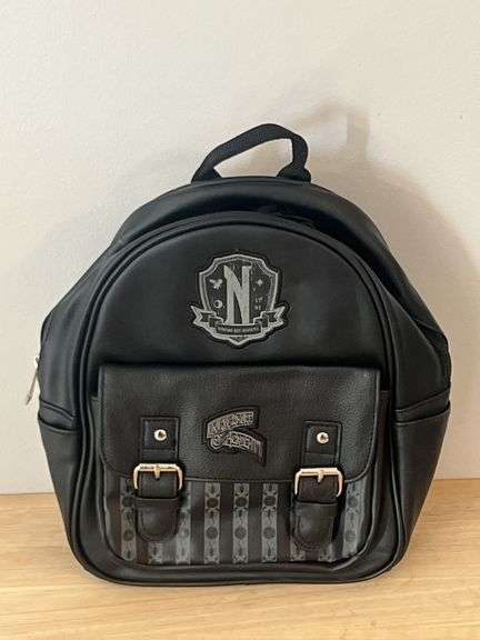 Wednesday Addams Women's Mini Backpack Black - Auction Ohio