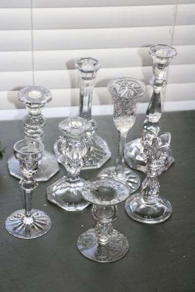 Crystal Candlesticks - Auction Ohio
