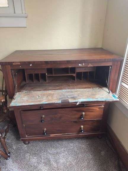 Antique French Butler’s desk - Auction Ohio