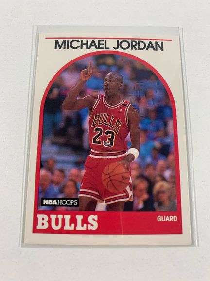 1989 Hoops #200 Michael Jordan VGEX (corner ding) - Auction Ohio