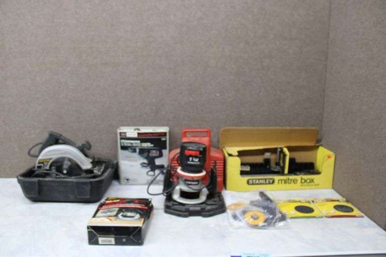 Mixed Lot of Sears Craftsman Tools and Accessories Including Router ...