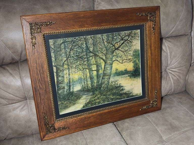 Fantastic Oak Framed Print - Auction Ohio