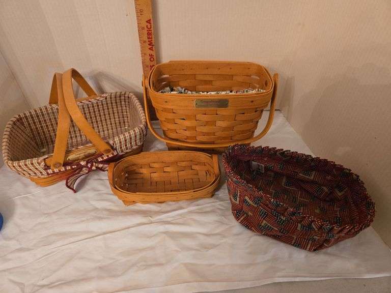 Assorted longaberrger baskets - Auction Ohio