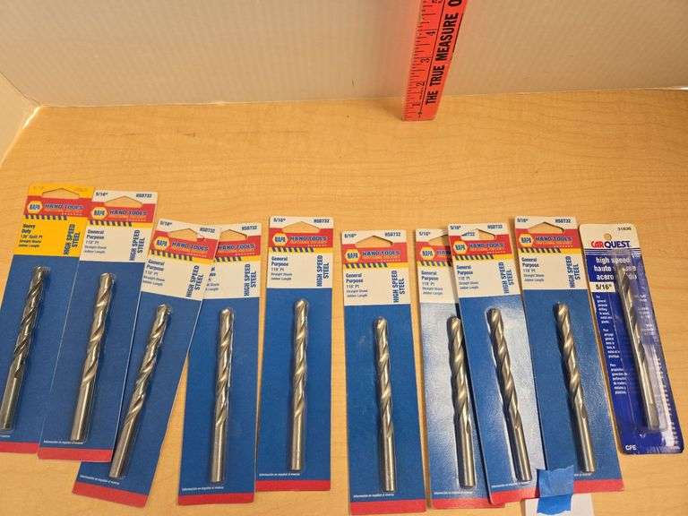 10 - 5/16s new drill bits. - Auction Ohio