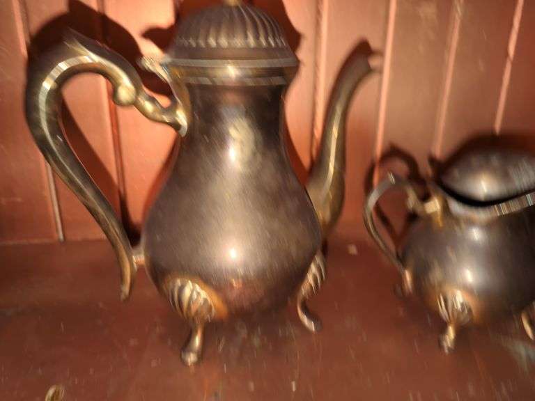 3 piece tea set, metalware - Auction Ohio