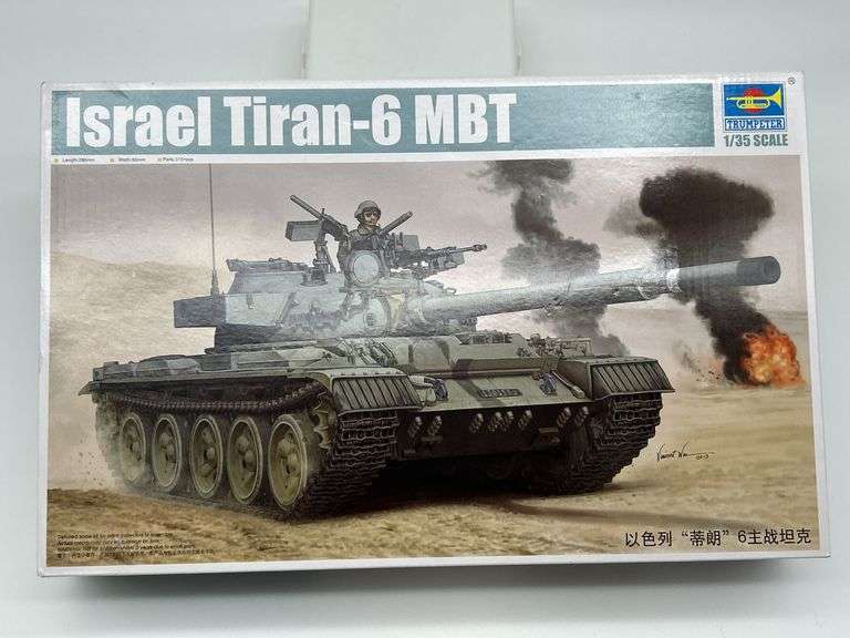 Trumpeter 1/35 Scale Israel Tiran-6 MBT Model Kit - Auction Ohio