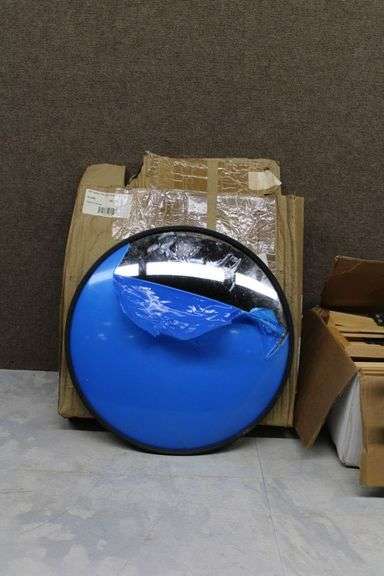 18-Inch Indoor Acrylic Convex Mirror and Wooden Display Frames ...