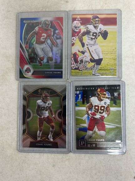 4 Chase Young Rookie Cards - Auction Ohio