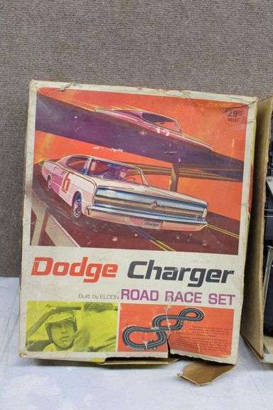 Eldon Dodge Charger Road Race Set with Revell B-24 Liberator Model Kit ...