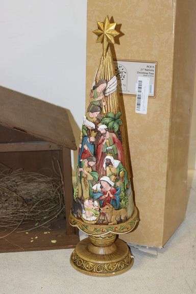 Nativity Tree & Crèche - Auction Ohio