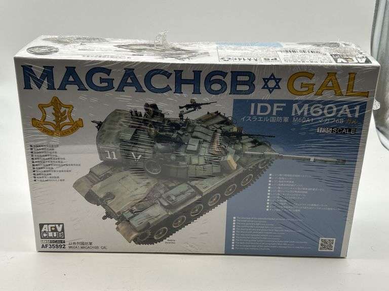 AFV Club 1/35 Scale MAGACH 6B GAL IDF M60A1 Tank Model Kit AF35S92 ...