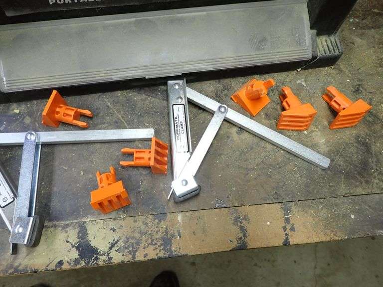 Workmate ShopBox - TWO Workmate Horizontal Clamps & TWO Workmate Clamps ...