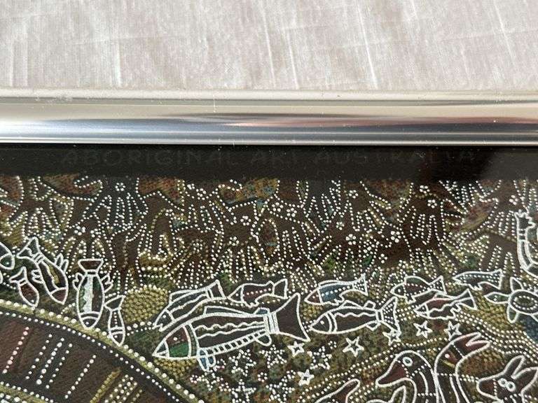 Aboriginal Art Australia - Rainbow Serpent - Auction Ohio