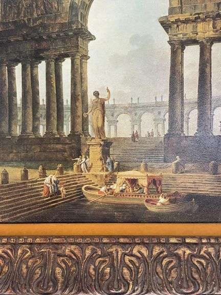 FRAMED CLASSICAL ART PRINT. - Auction Ohio