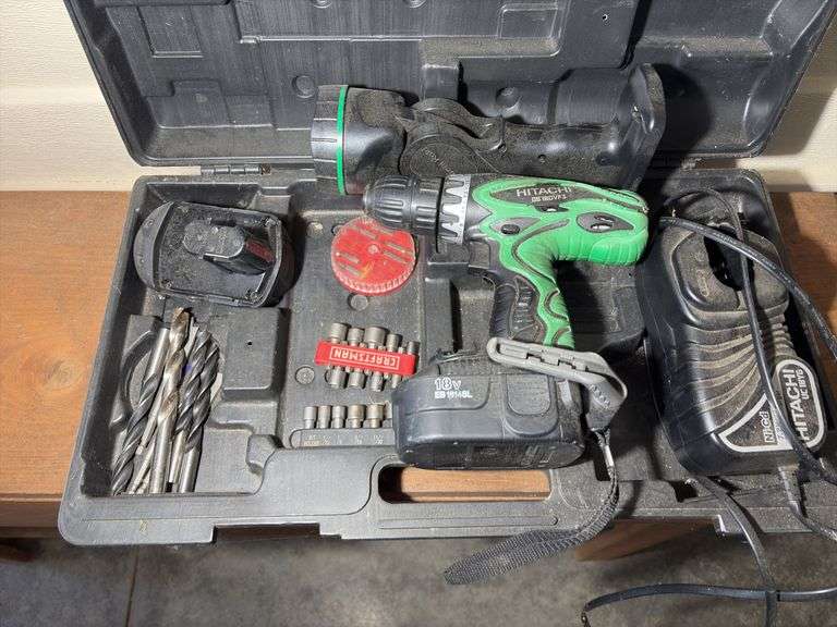 Hitachi 18V Drill and More - Auction Ohio