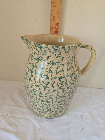 Robinson ransbottom roseville pottery milk pitcher - Auction Ohio