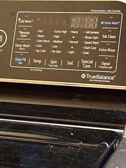 LG Washing Machine - Auction Ohio