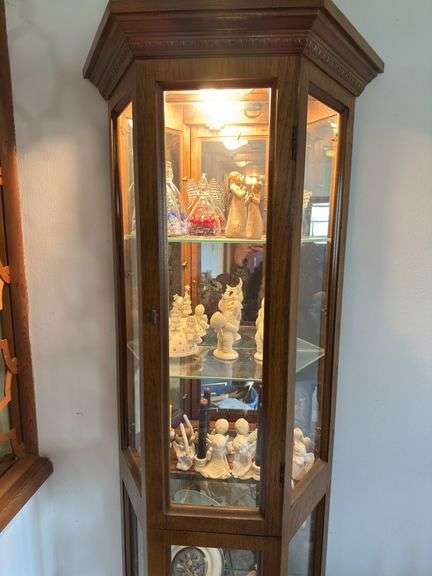Lighted curio - Auction Ohio