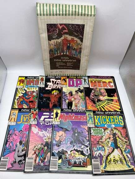 Marvel - New Universe Comic Book Set - Auction Ohio