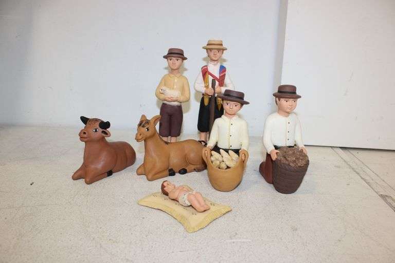 Peruvian Nativity Set - Auction Ohio