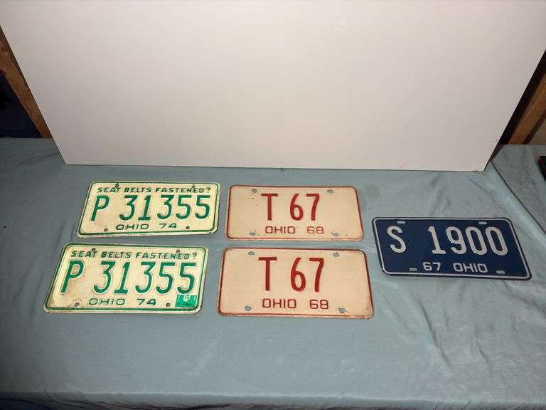 License Plates - Auction Ohio