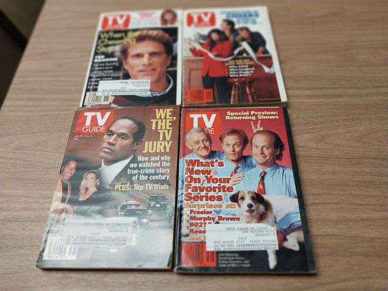Four TV Guides (Vintage) - Auction Ohio