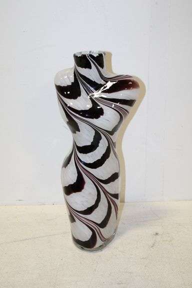Murano Glass Torso Vase - Auction Ohio