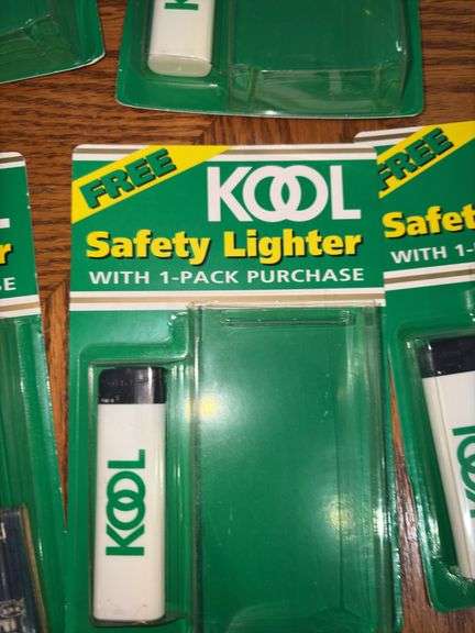 Vintage Scripto Lighters, Marlboro Lighters, Kool Safety Lighters and ...