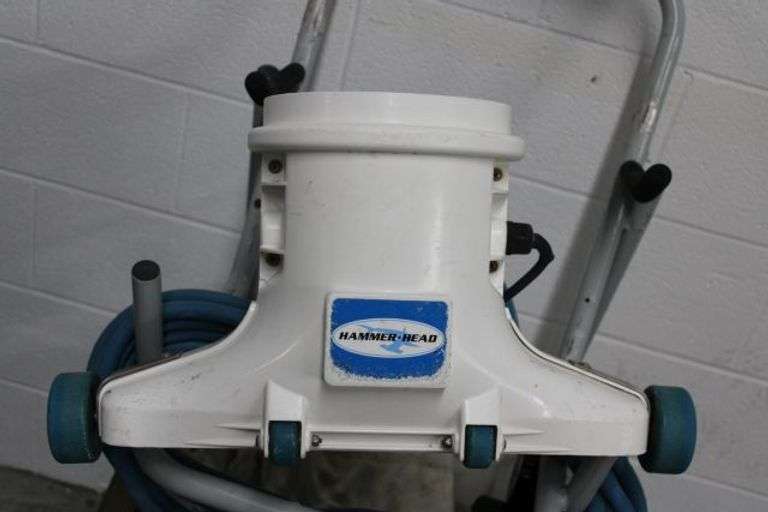 Hammer-Head Commercial Pool Vacuum System with Cart and Accessories ...