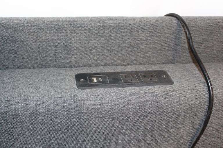 Padded Headboad and Footboard with built in Power Adapter - Auction Ohio