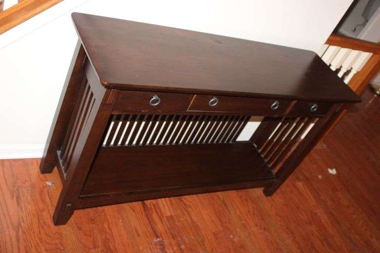 Mission Console Table - Auction Ohio