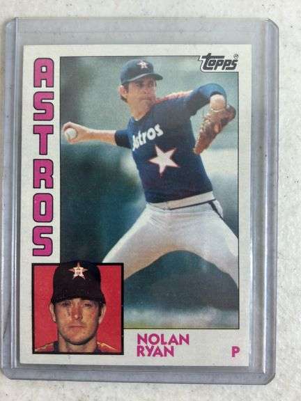 1984 Nolan Ryan Card - Auction Ohio