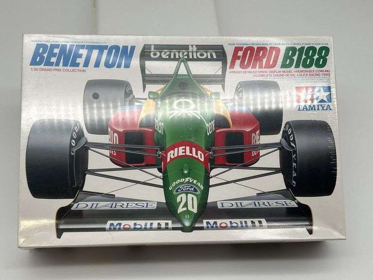 Tamiya 1/20 Benetton Ford B188 Formula 1 Model Kit - Auction Ohio
