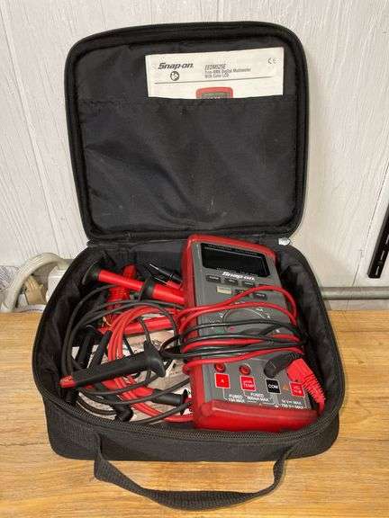Snap-On EDM503E True RMS Multimeter - With Manual & Soft Case - Auction ...