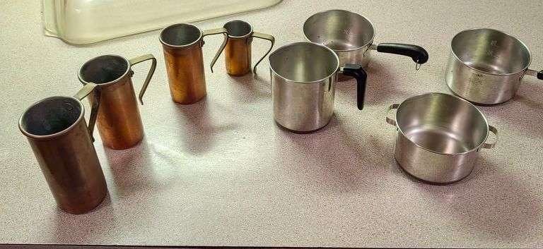 Revere Ware and Copper Measuring Cups - Auction Ohio