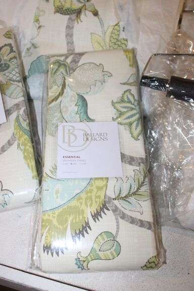 Ballard Design Drapery Grouping - Auction Ohio
