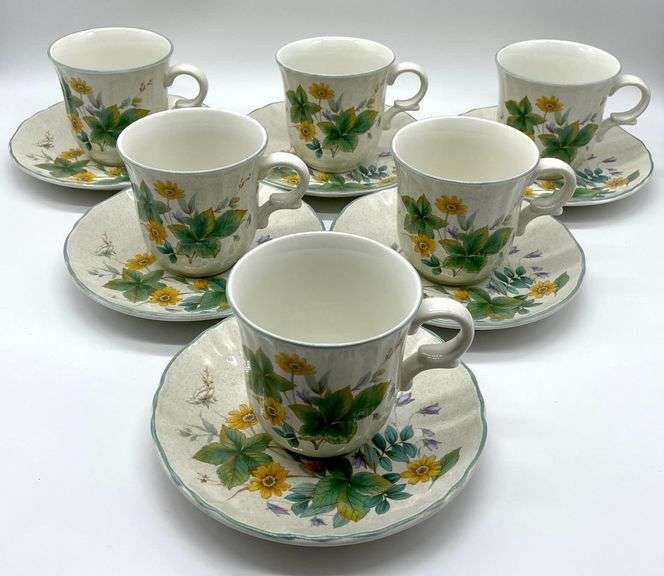 Mikasa "Meadow View" Tea Cups - Auction Ohio