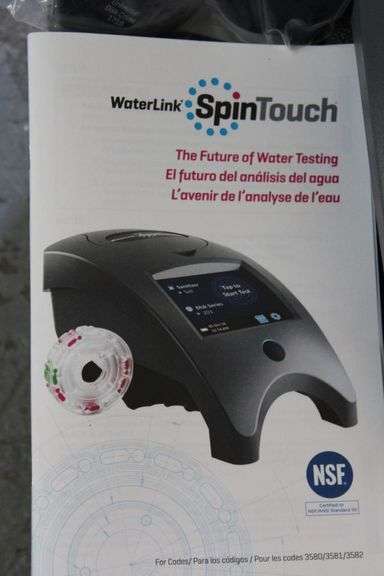 LaMotte WaterLink SpinTouch Water Testing Device with Case - Auction Ohio