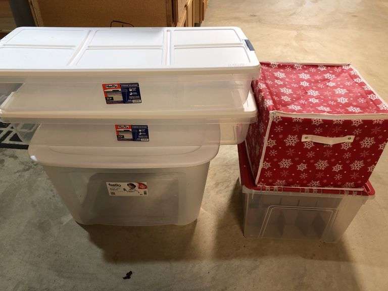 Assorted Storage Bins - Auction Ohio