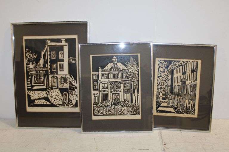 MCM Wood Block Prints - Auction Ohio