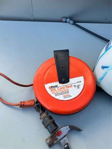 Cord Reel, Hammer, and Sprayer - Auction Ohio