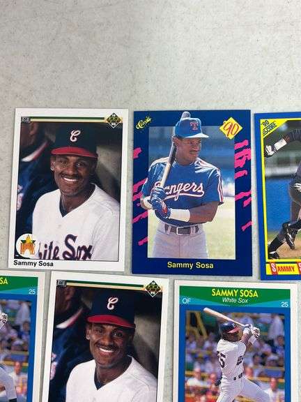 10 Sammy Sosa Rookie Cards - Auction Ohio
