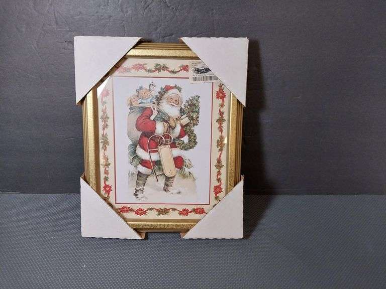 New in Frame Santa Claus - Auction Ohio